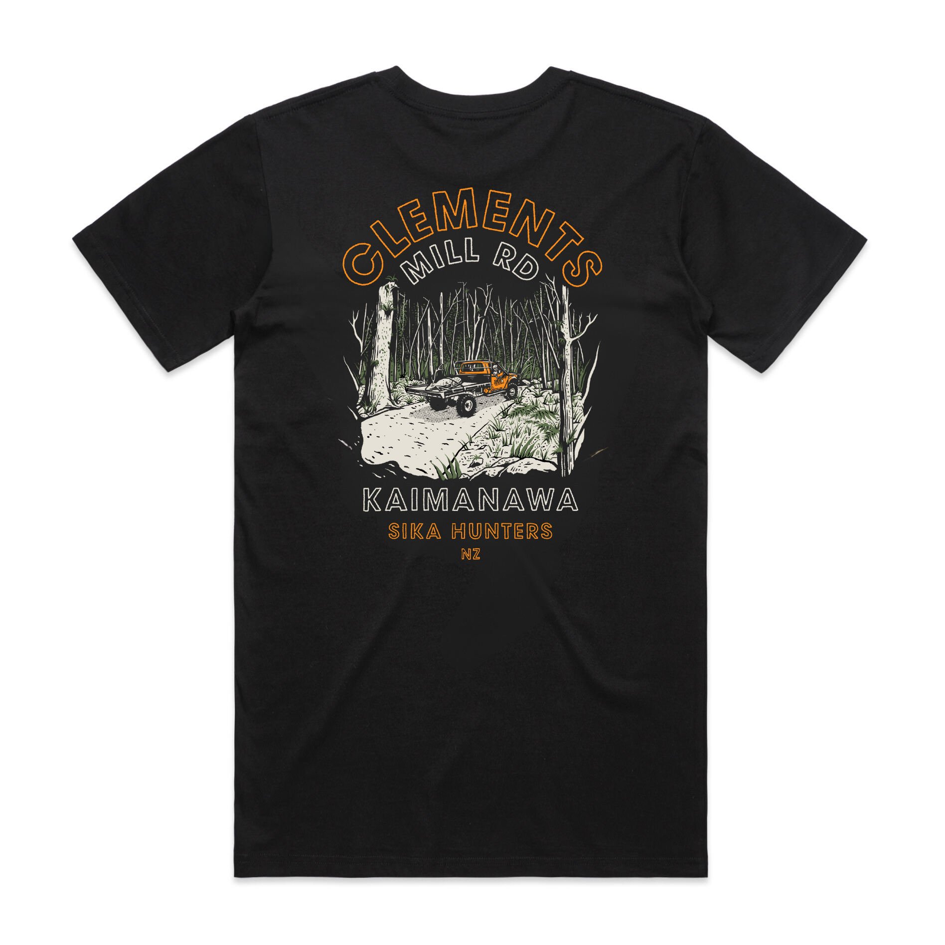 Clements Mill Road Womans Tee – Hunters New Zealand